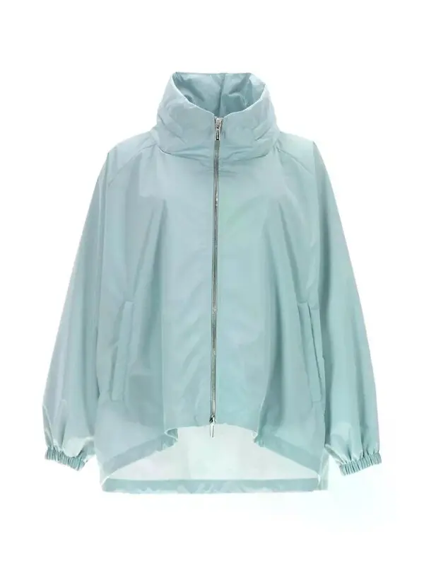 MOORER Stand-collar Oversized Jacket - Blue