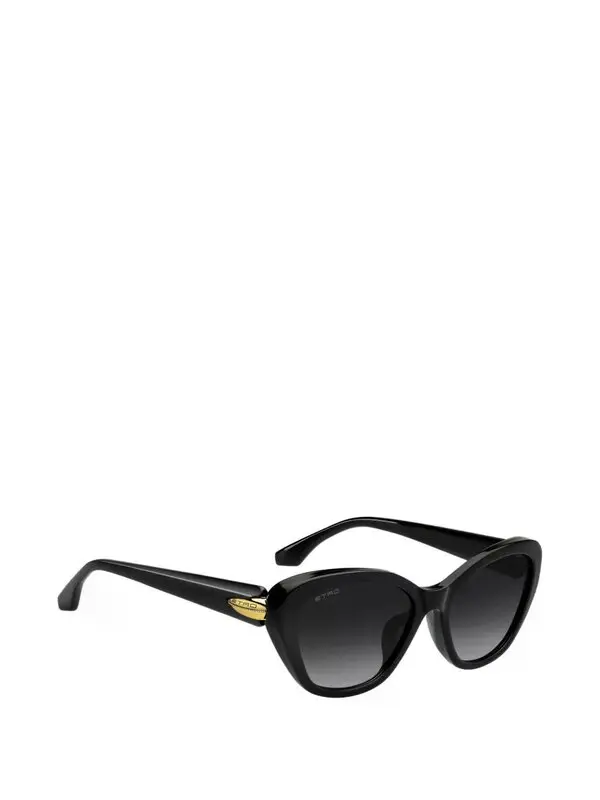 Etro Cat-eye Sunglasses With Gold-tone Detail