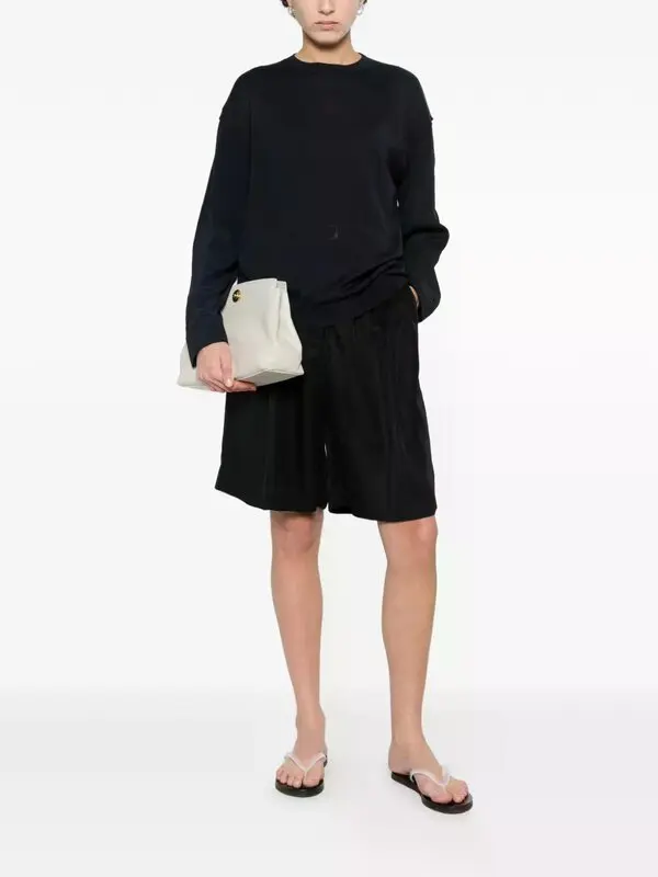 Fabiana Filippi Round Neck Long Sleeve Top