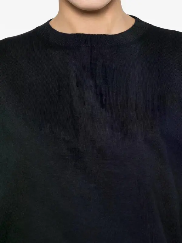 Fabiana Filippi Round Neck Long Sleeve Top