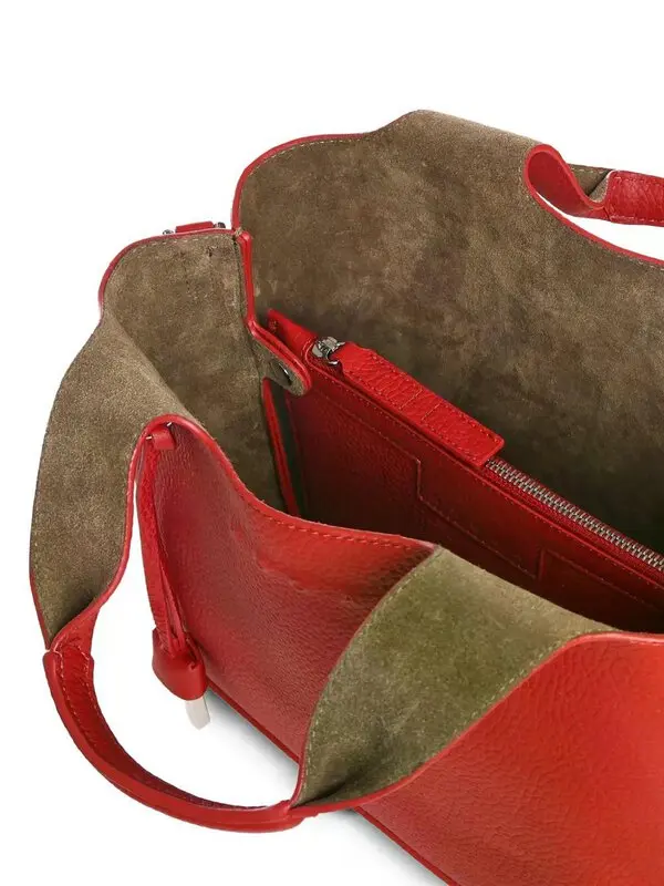 Hogan Metal-charm Tote Bag - Red