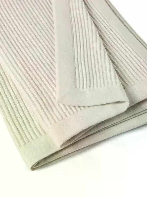 Brunello Cucinelli Cashmere Half English Rib Knit Throw