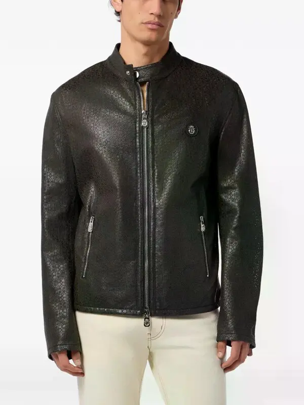 BILLIONAIRE Biker Leather Jacket