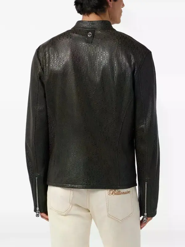 BILLIONAIRE Biker Leather Jacket