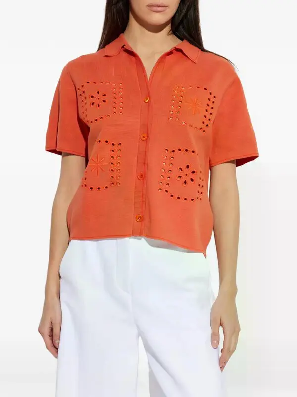 Paul Smith Broderie Anglaise Shirt