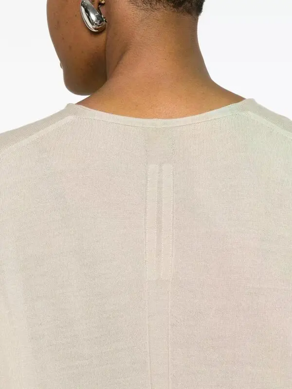 Rick Owens V-neck Long Sleeve Sweater