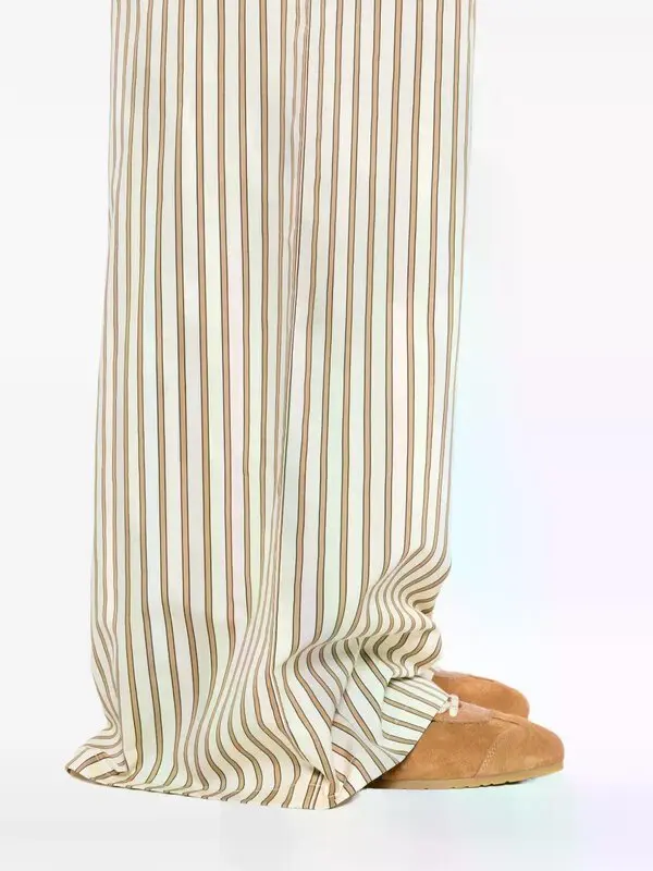 Max Mara Striped Wide Leg Trousers