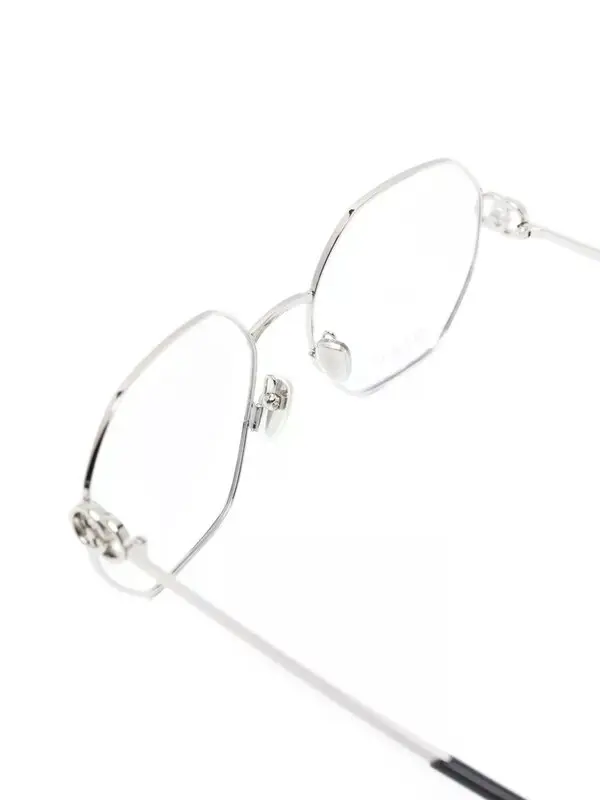 Gucci Octagon Frame Eyeglasses - Silver