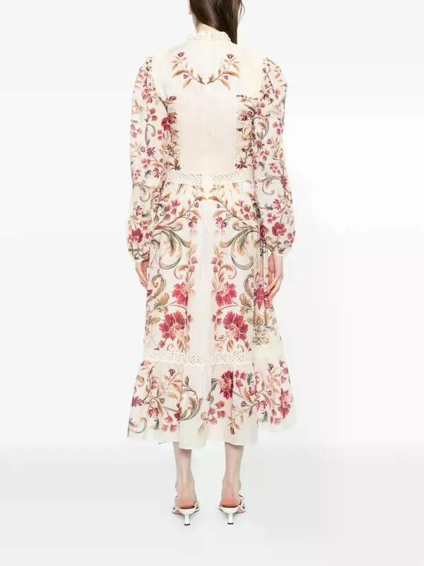 Farm Rio Royal Garden Midi Dress