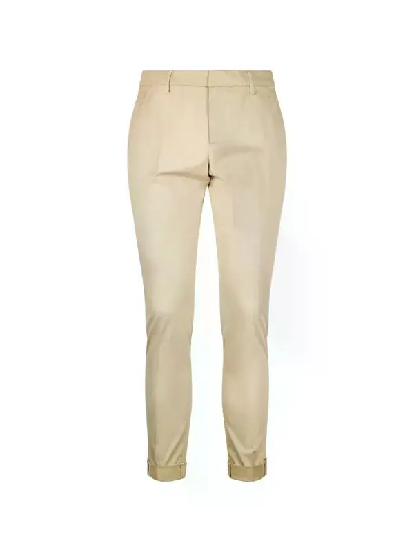 DONDUP Cuffed-hem Trousers - Neutrals