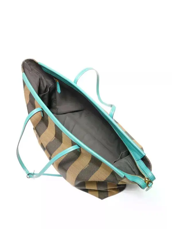Fendi 1990-2000 Pecan Tote Bag