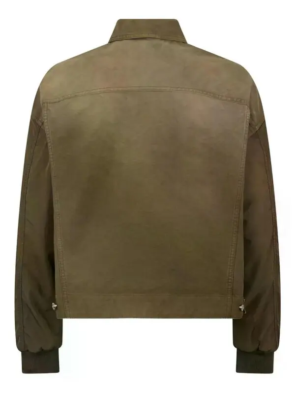 Dsquared2 Long Sleeve Collared Jacket With Flap Pockets