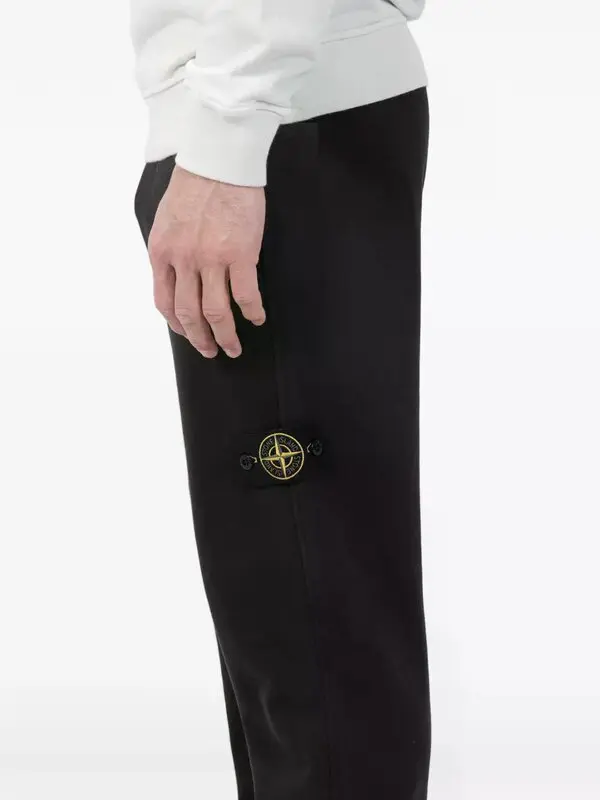 Stone Island Compass-badge Track Pants - Black