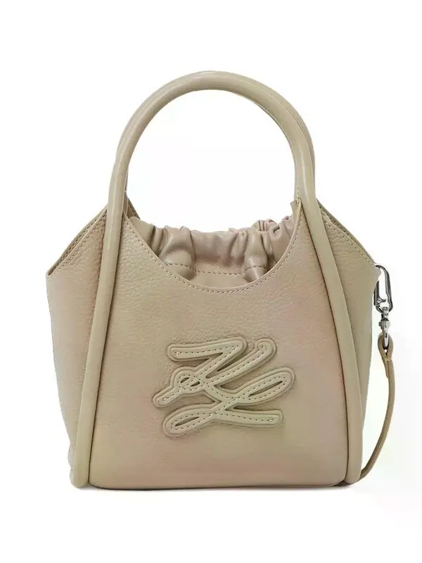 Karl Lagerfeld Mini K/autograph Tote Bag - Neutrals