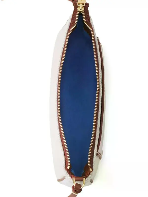LANVIN Embroidered Logo Crossbody Bag