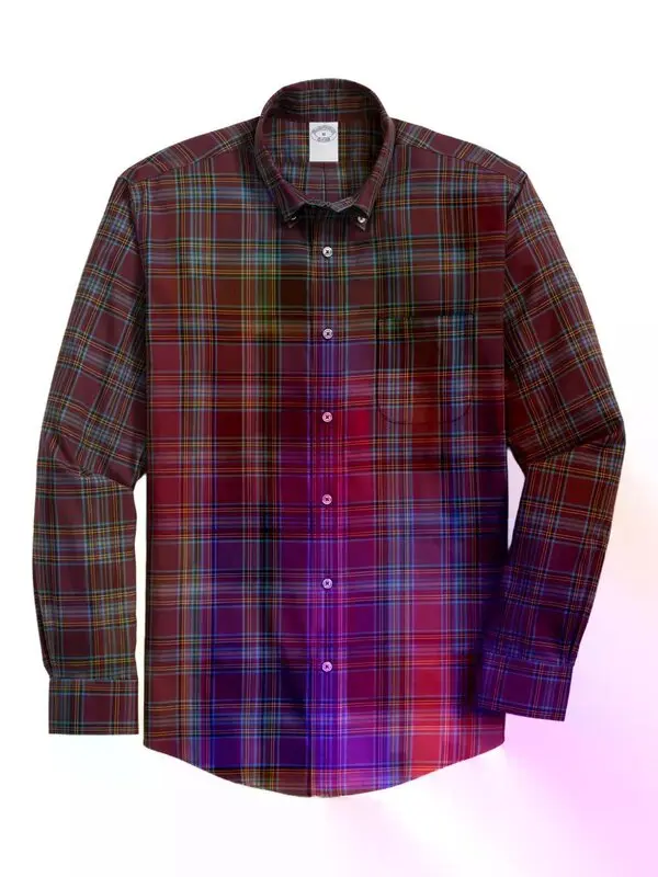 Brooks Brothers Plaid-patterned Button-down Shirt