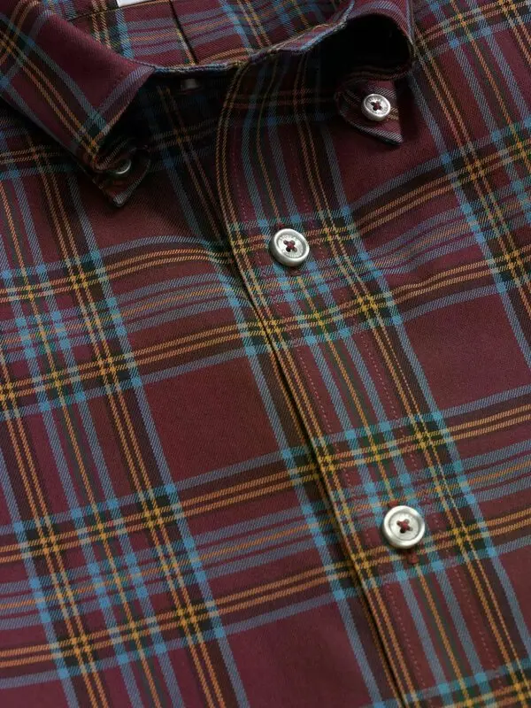 Brooks Brothers Plaid-patterned Button-down Shirt
