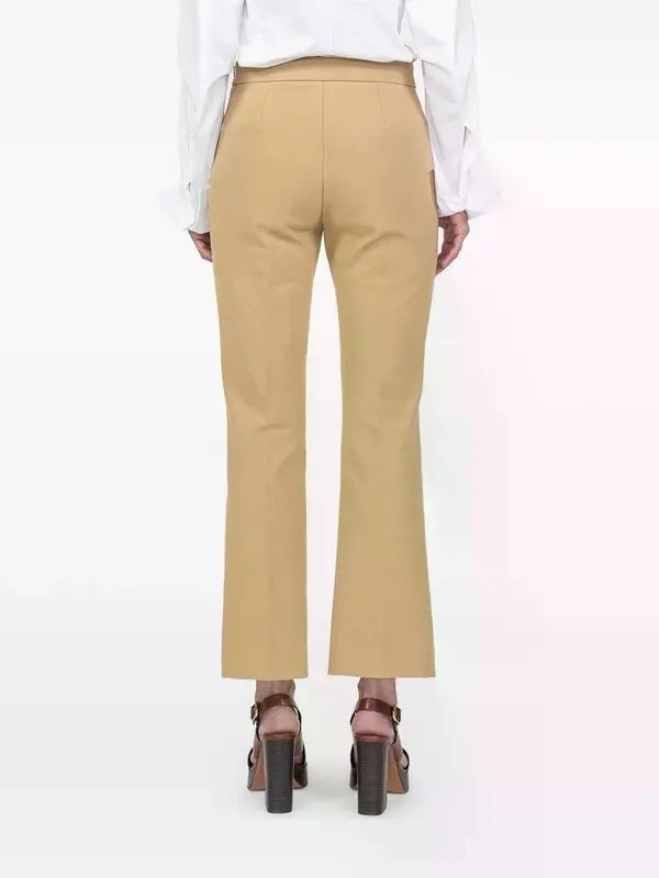 CALLAS MILANO Lola Button-detail Cropped Trousers