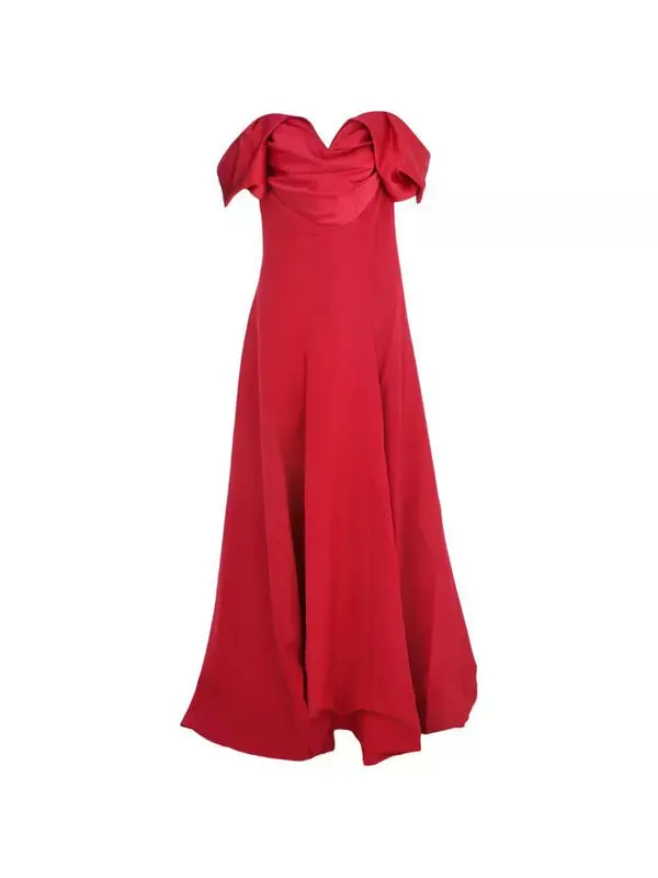 RHEA COSTA Kylie Maxi Dress - Red