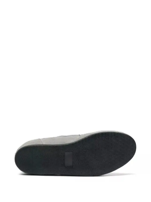 SCAROSSO Suede Lace-up Sneakers - Grey