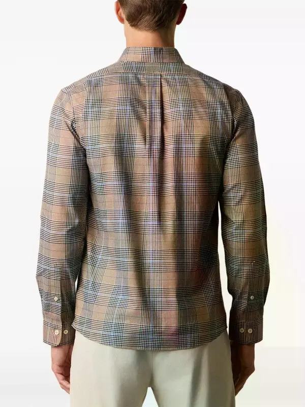 Brooks Brothers Plaid-patterned Button-down Collar Shirt - Brown