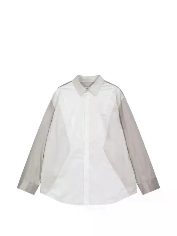 CROQUIS Color-block Shirt - Neutrals
