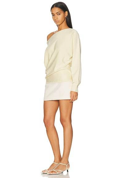 SEROYA Ethel Dress - Shortbread & Eggshell