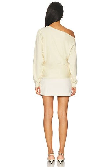 SEROYA Ethel Dress - Shortbread & Eggshell