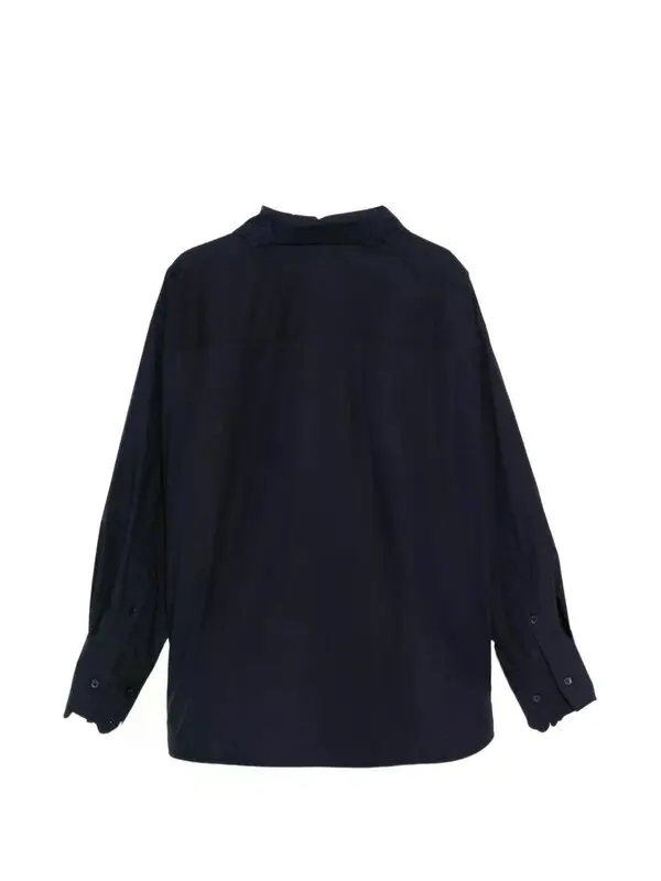JNBY Floral Embroidered Shirt - Blue