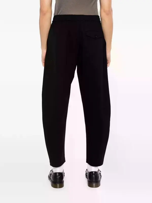 CROQUIS Tapered Drawstring Trousers