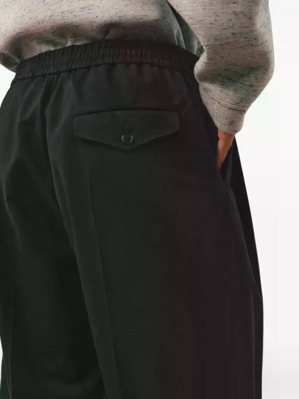 CROQUIS Tapered Drawstring Trousers