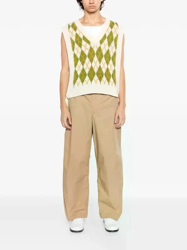 CROQUIS Tapered Drawstring Trousers