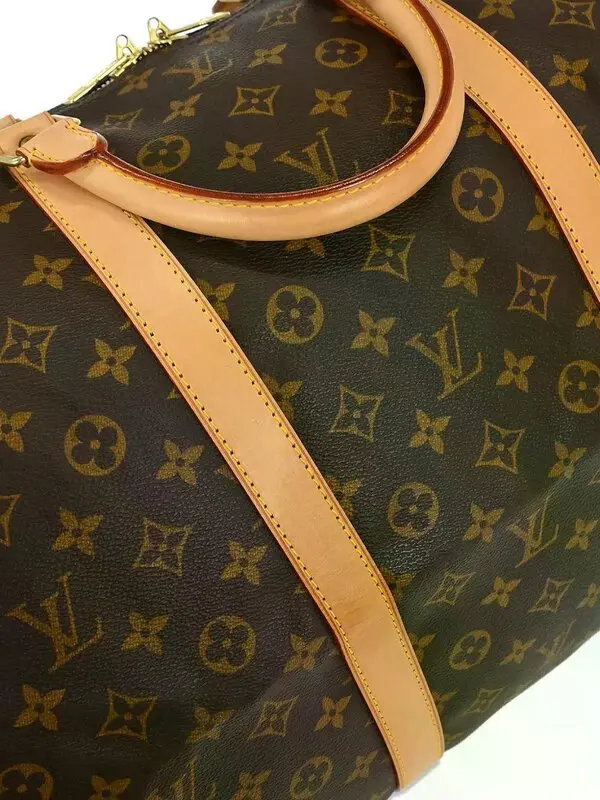 LOUIS VUITTON 2002 60 Keepall Duffle Bag - Brown