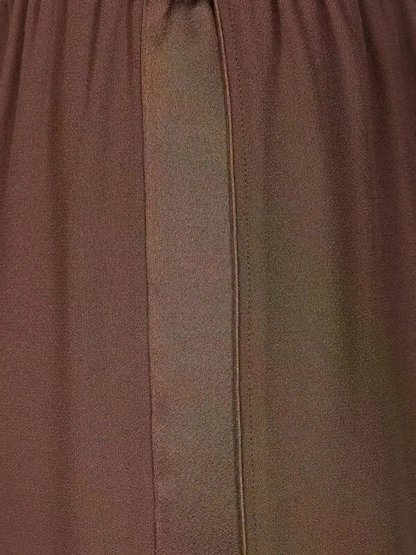 FORTE_FORTE Elasticated Trousers - Brown