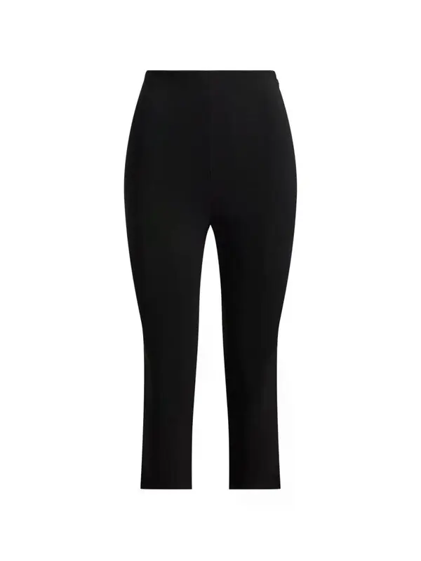 Ralph Lauren Skinny Cropped Trousers - Black