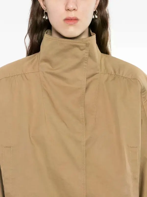 JNBY Stand Collar Twill Jacket - Neutrals