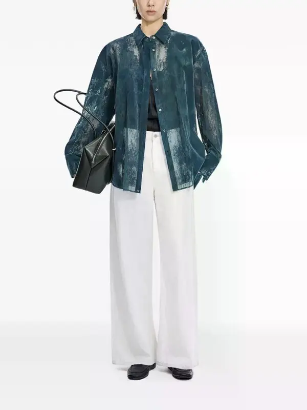 JNBY Oversized Shirt With Sheer Finish