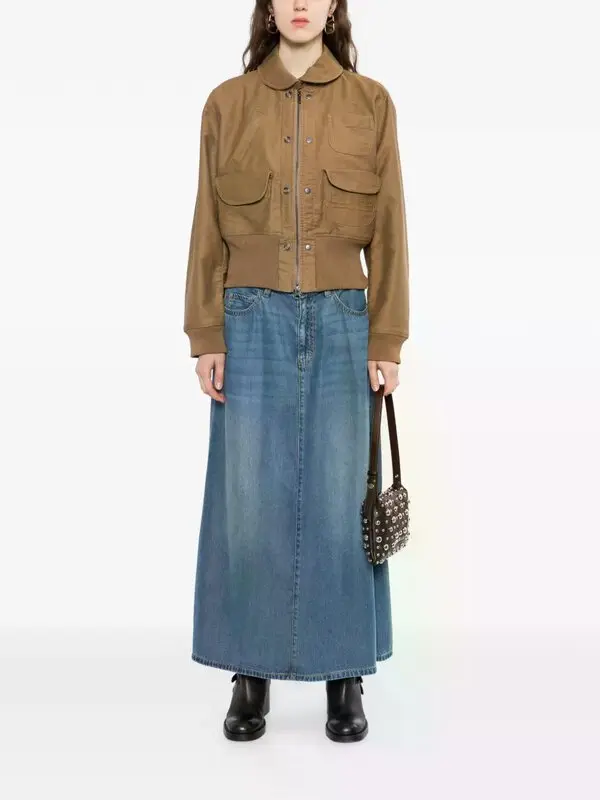 JNBY Club Collar Pocket Jacket - Brown