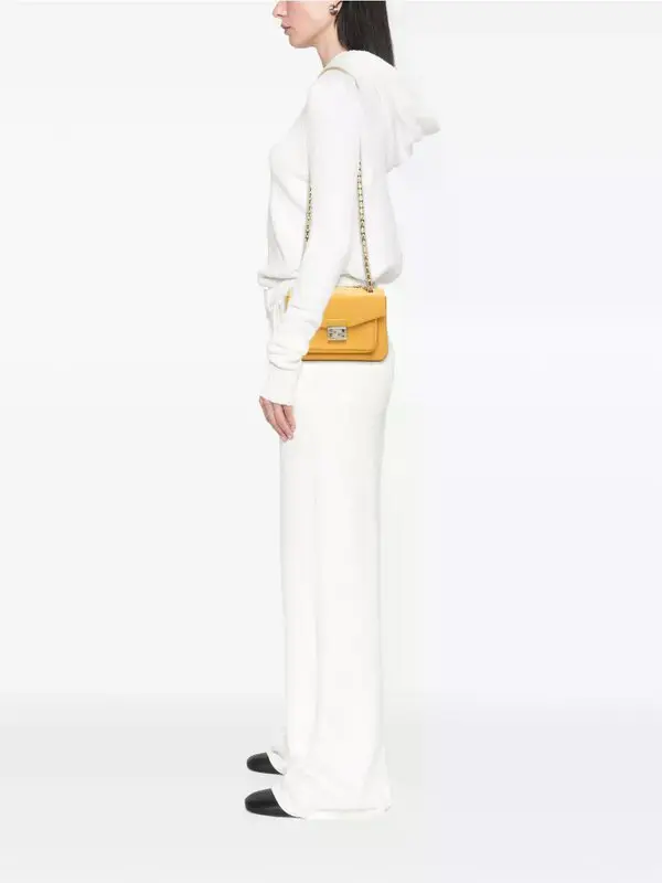 Fendi 2000-2010 Nappa Be Baguette Crossbody Bag