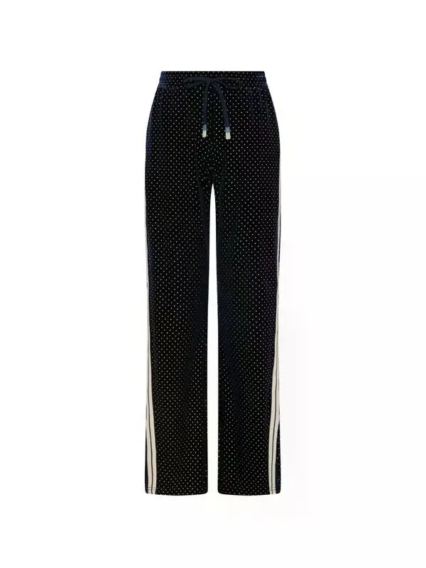 The Upside Spellbound Roma Polka Dot Trousers - Blue