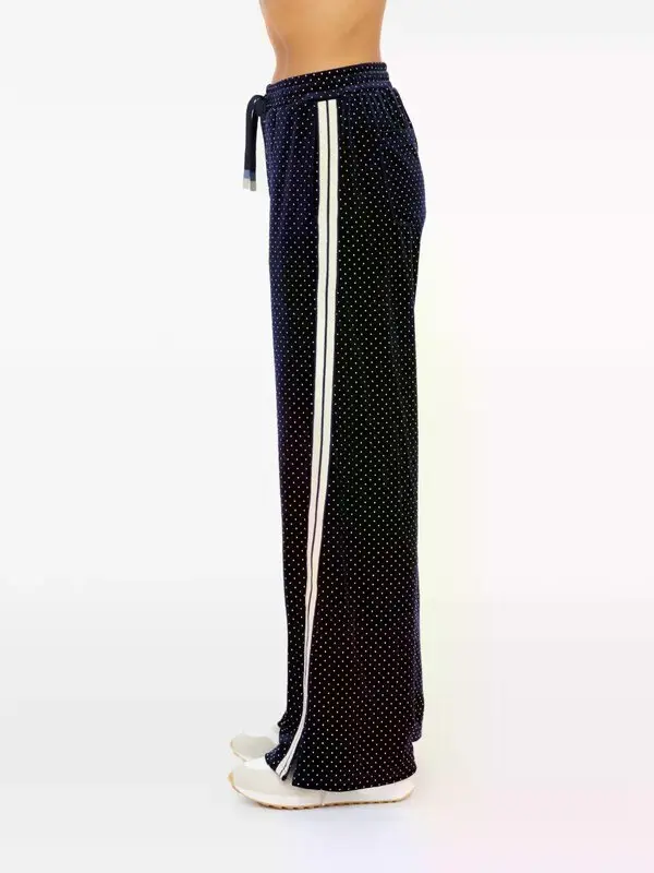 The Upside Spellbound Roma Polka Dot Trousers - Blue