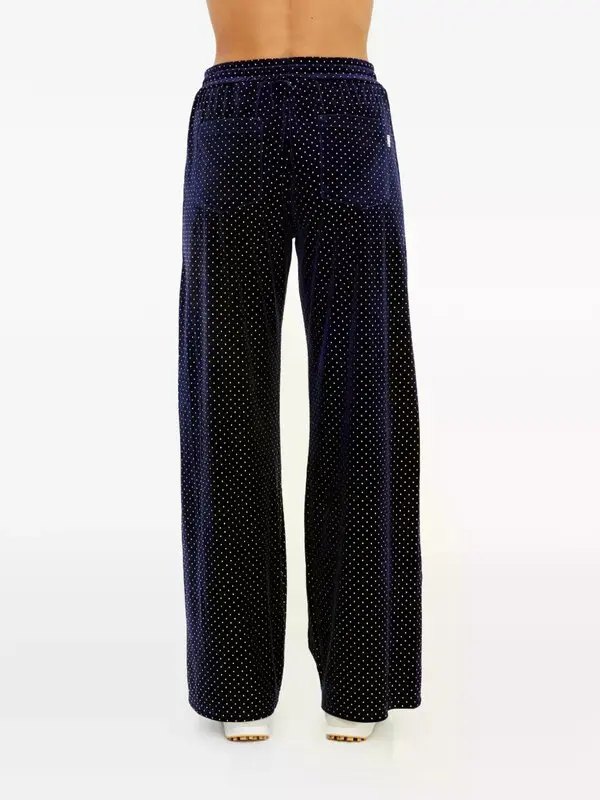 The Upside Spellbound Roma Polka Dot Trousers - Blue