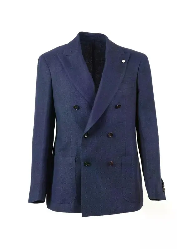 LUIGI BIANCHI MANTOVA Double-breasted Suit Jacket