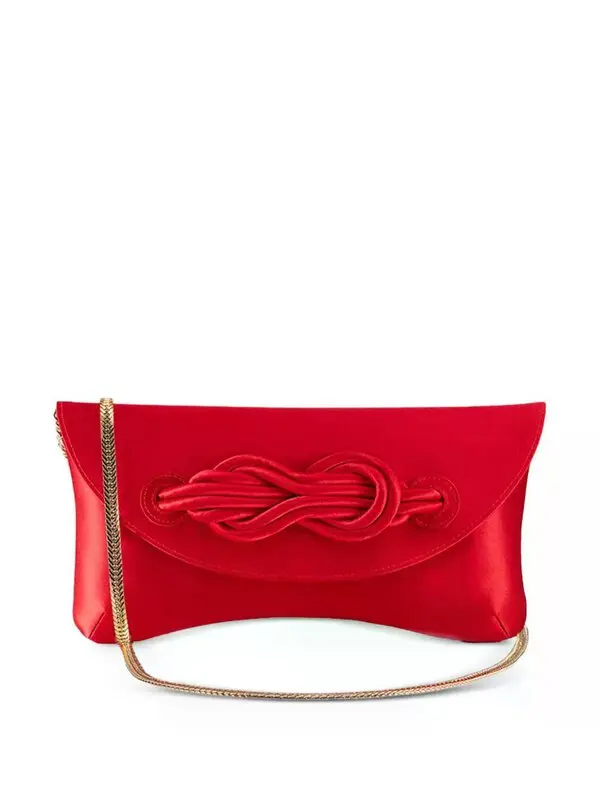 Shanghai Tang Knotted Clutch Bag - Red