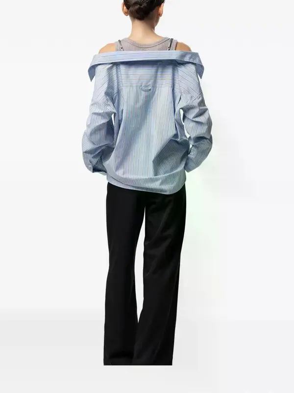 Mihara Yasuhiro Layered Striped Shirt