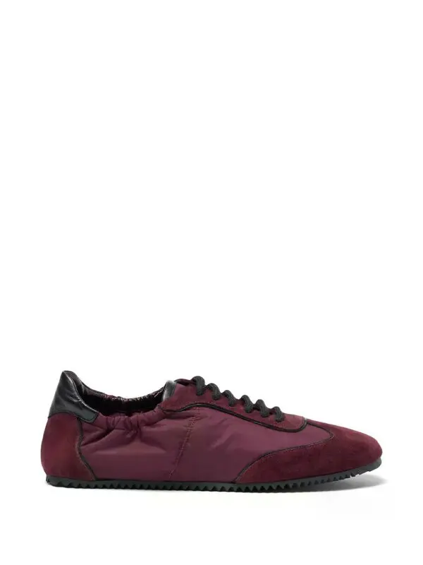 SCAROSSO Riley Burgundy Sneakers - Red