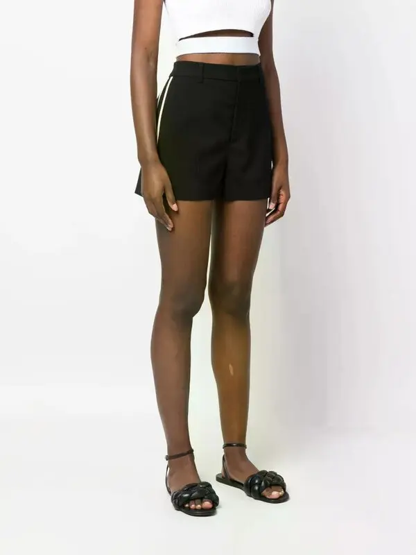 Red Valentino Tailored Shorts With Side Stripe