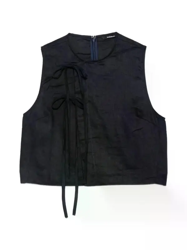 Bondi Born Sleeveless Tie Detail Top - Blue