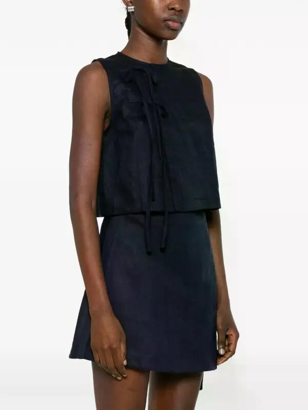Bondi Born Sleeveless Tie Detail Top