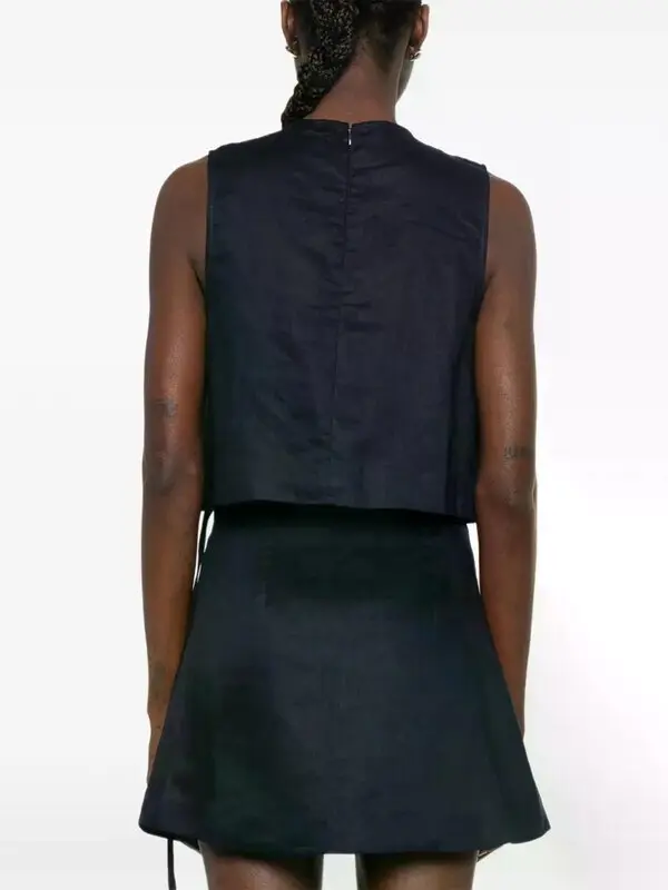 Bondi Born Sleeveless Tie Detail Top
